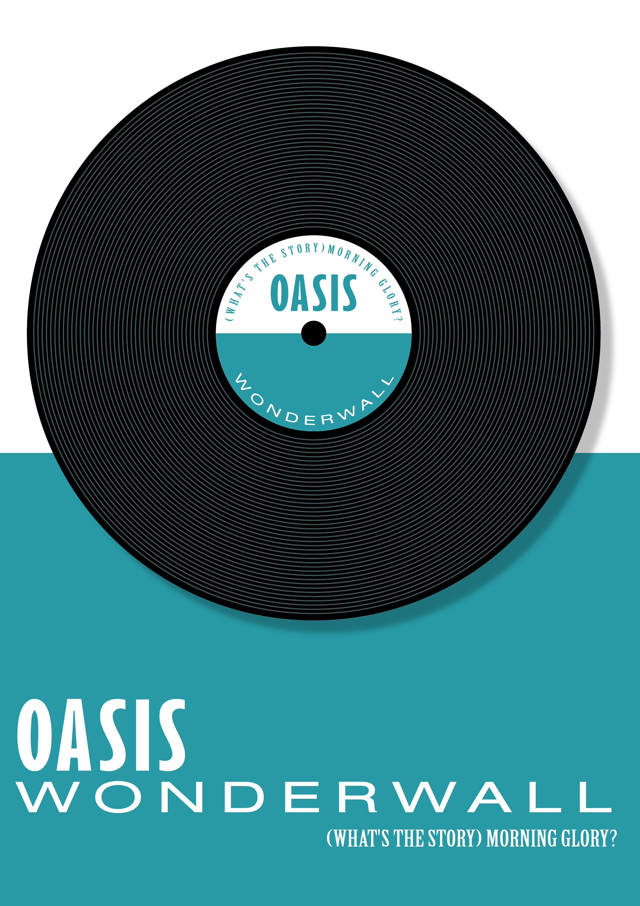 Oasis/ Wonderwall/ Song Lyrics/ Art Print/ Poster - Etsy