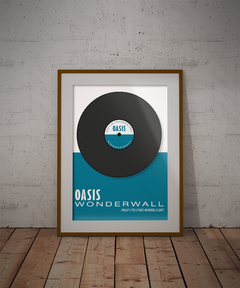 Oasis/ Wonderwall/ Song Lyrics/ Art Print/ Poster - Etsy UK