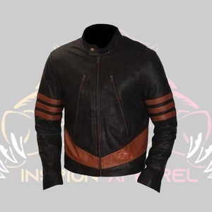 Xmen Wolverine Leather Jacket Xmen Wolverine Leather Jacket - Etsy