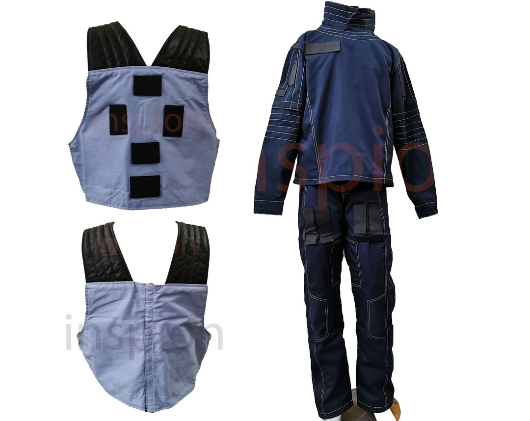 3 Piece Mando Flak Vest and Suit, Mandalorian Flight Suit, Din Djarin ...