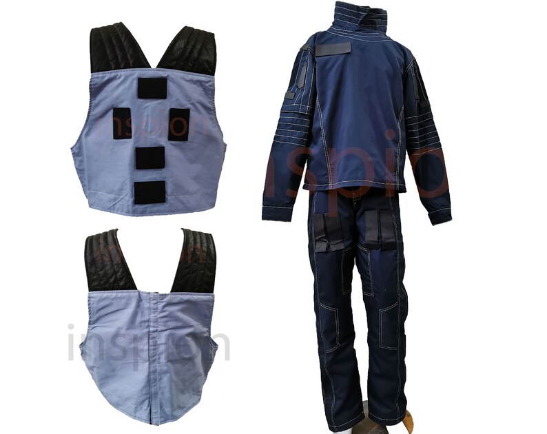 3 Piece Mando Flak Vest and Suit, Mandalorian Flight Suit, Din Djarin ...