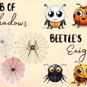 Cartoon Creepy Crawlers Collection: Spiders, Scorpions, and More ...