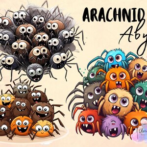 Cartoon Creepy Crawlers Collection: Spiders, Scorpions, and More ...