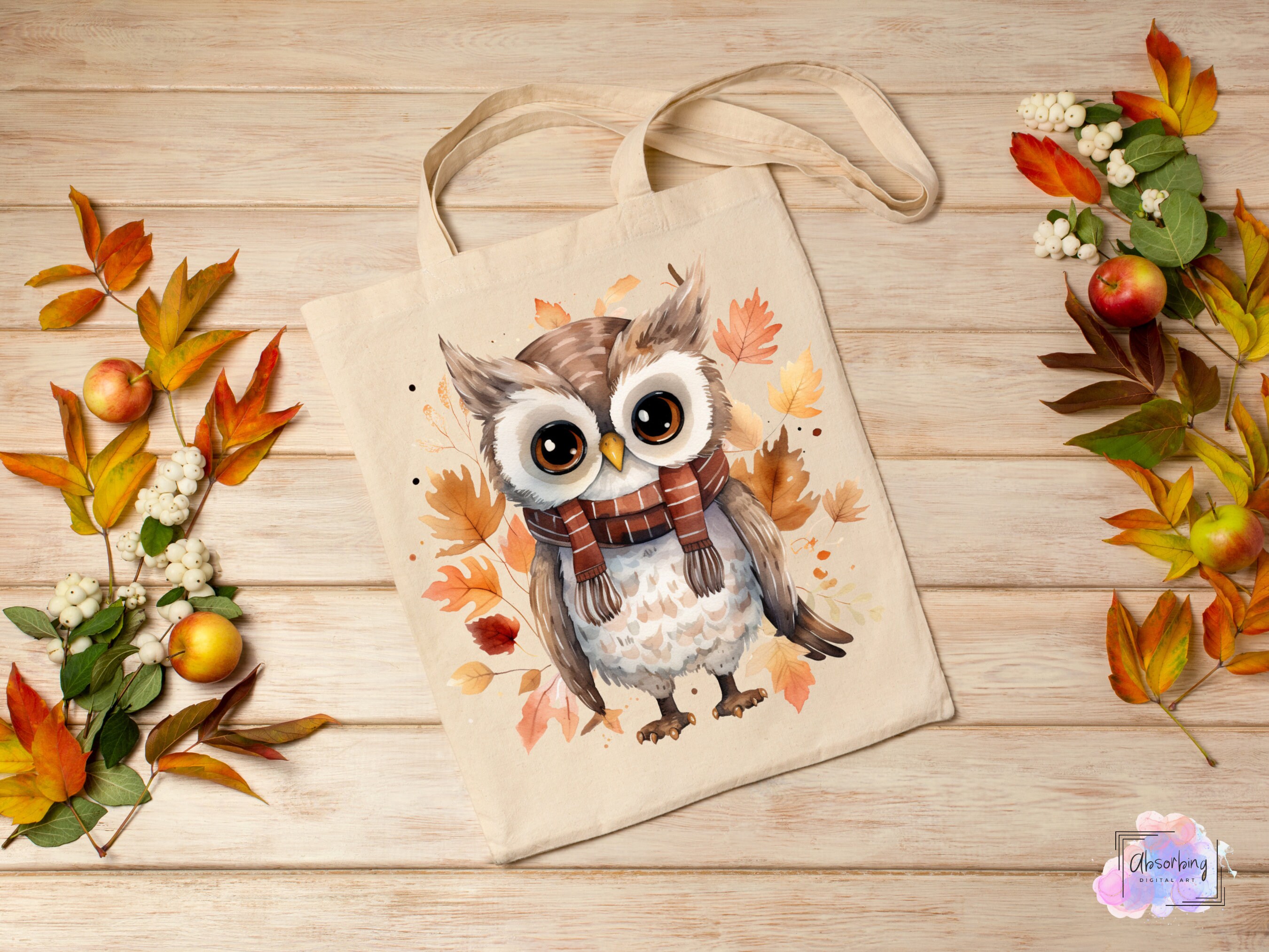 Woodland Charm: Fall Animals Clipart Bundle Watercolor Fall Clipart ...