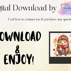 Woodland Charm: Fall Animals Clipart Bundle - Watercolor Fall Clipart ...