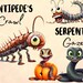 Cartoon Creepy Crawlers Collection: Spiders, Scorpions, and More ...