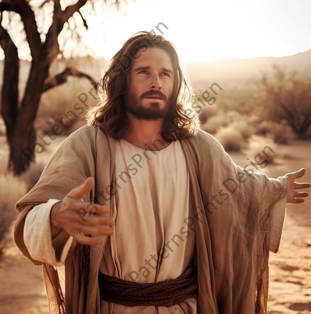 Jesus Christ Art | Digital Print| High Quality AI Generated Artwork of ...