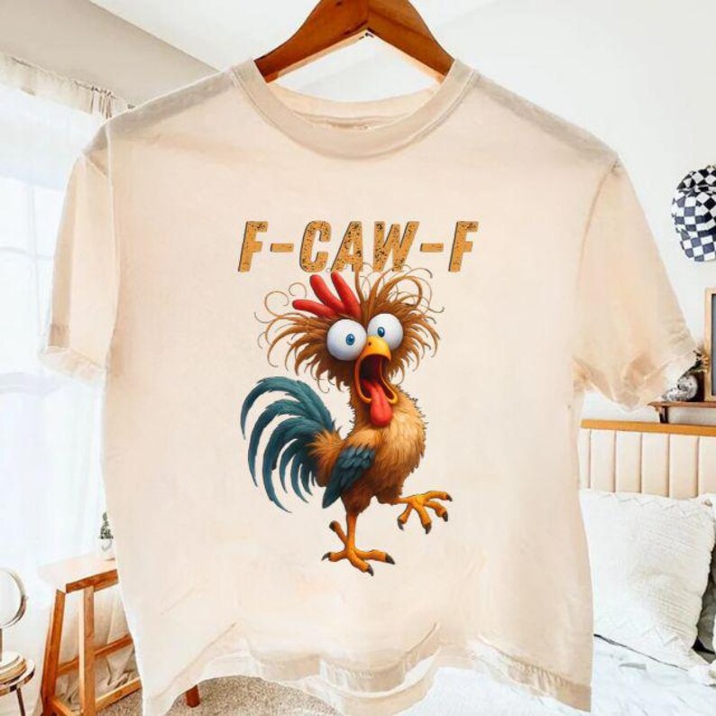 Funny Rooster Meme Png, Funny F-caw-f Chicken PNG, Crazy Hen Digital ...