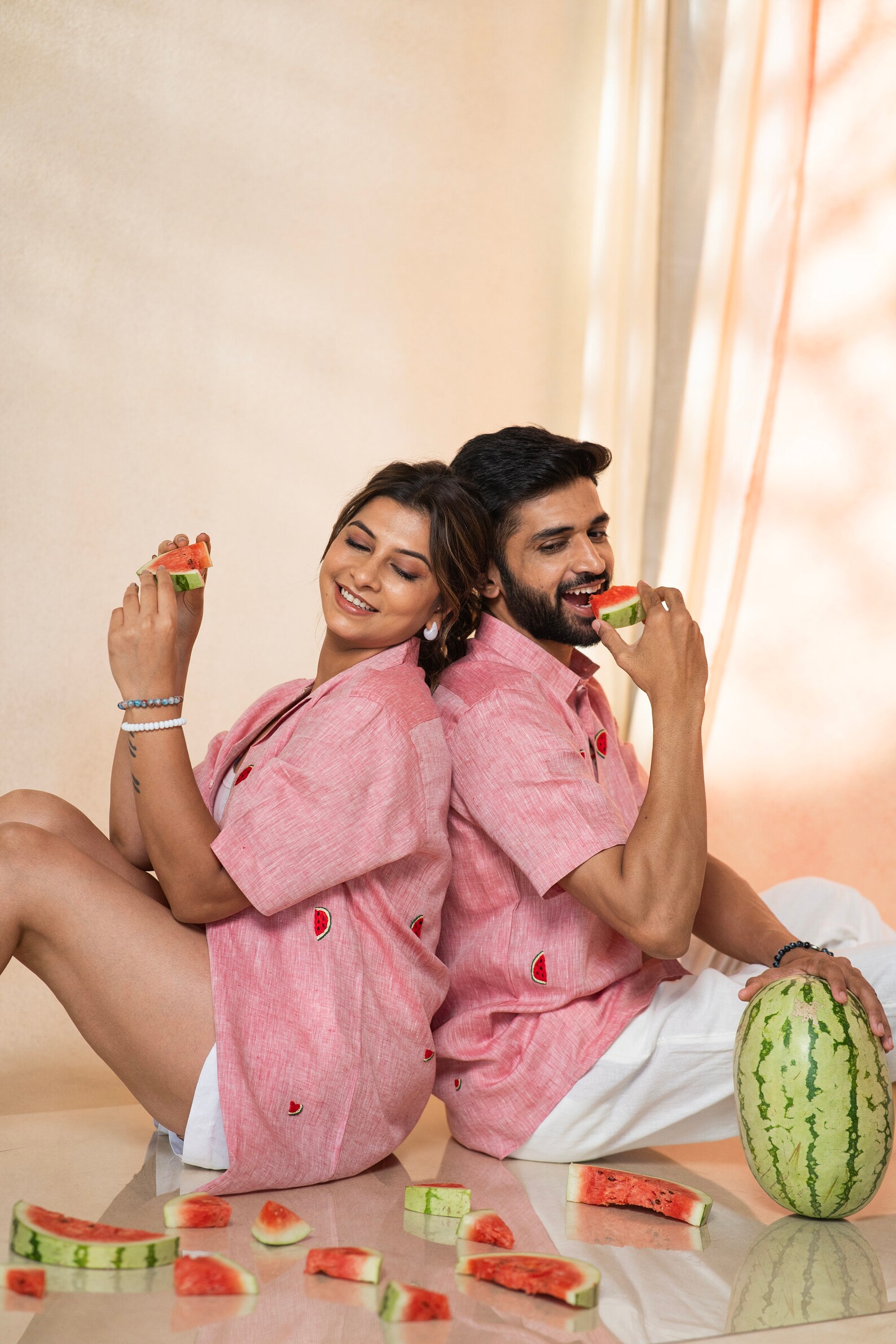 Hand-embroidered Water Melon Unisex Shirt - Etsy