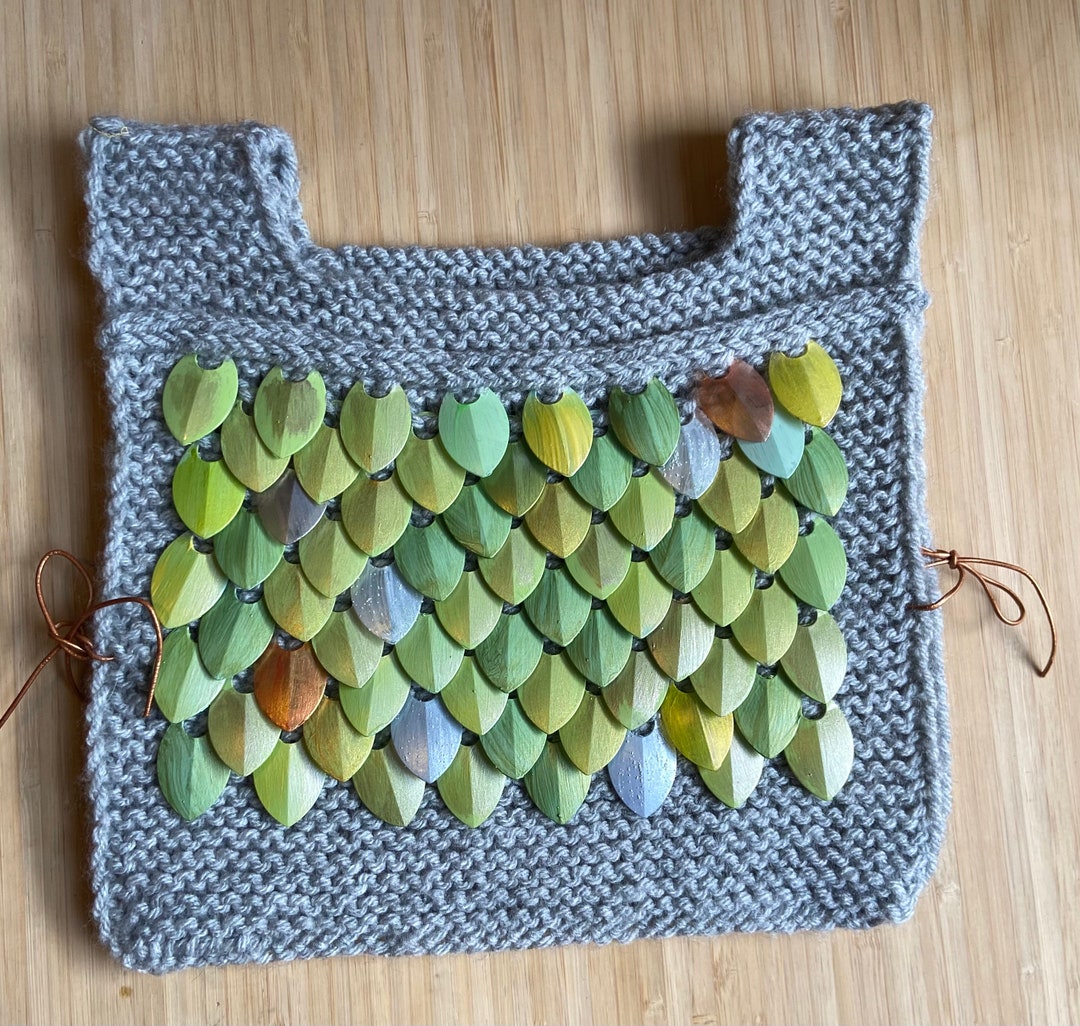 Dragon Scale Scalemail Armor Kids Costume Tabard Jerkin Vest - Etsy