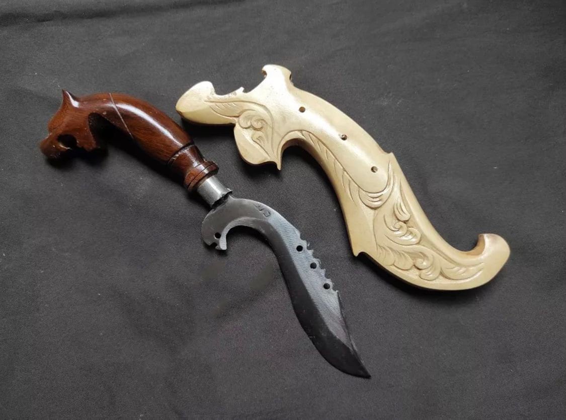 Kujang Sunda Karambit Traditional Knife Minangkabau Sumatera - Etsy