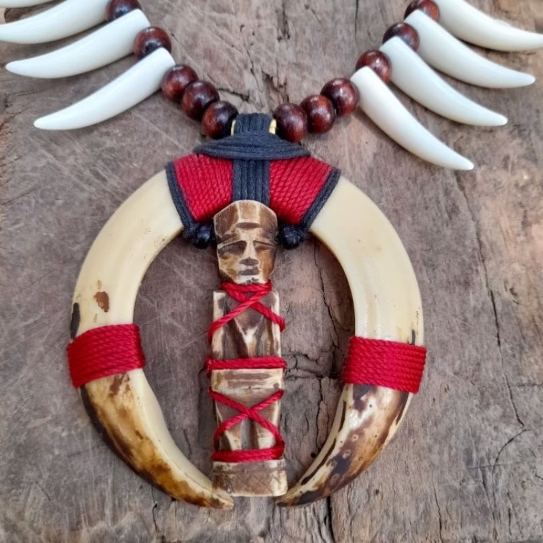 Traditional Skull Necklaces, Carnival Necklaces, Dayak Necklaces ...