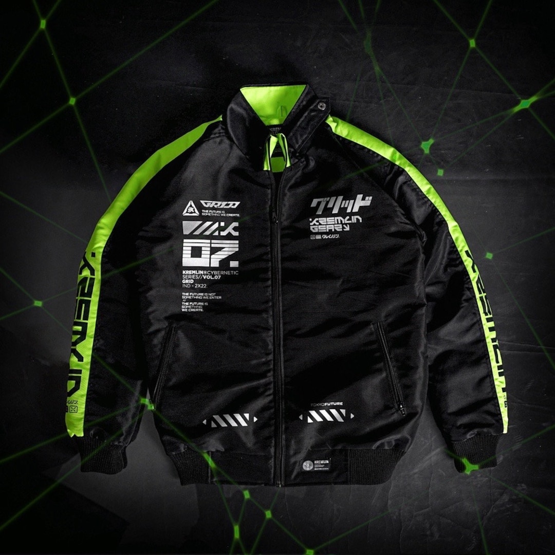 KRMLN Techwear Cybernetic Series Type grid Cyber Jacket - Etsy