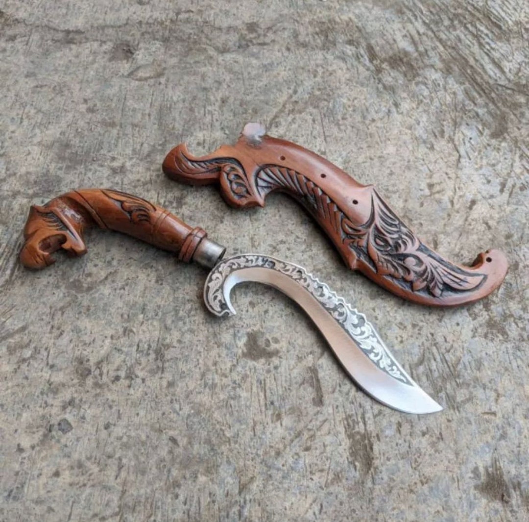 Kujang Sunda, Karambit Traditional Knife Minangkabau Sumatera Handmade ...