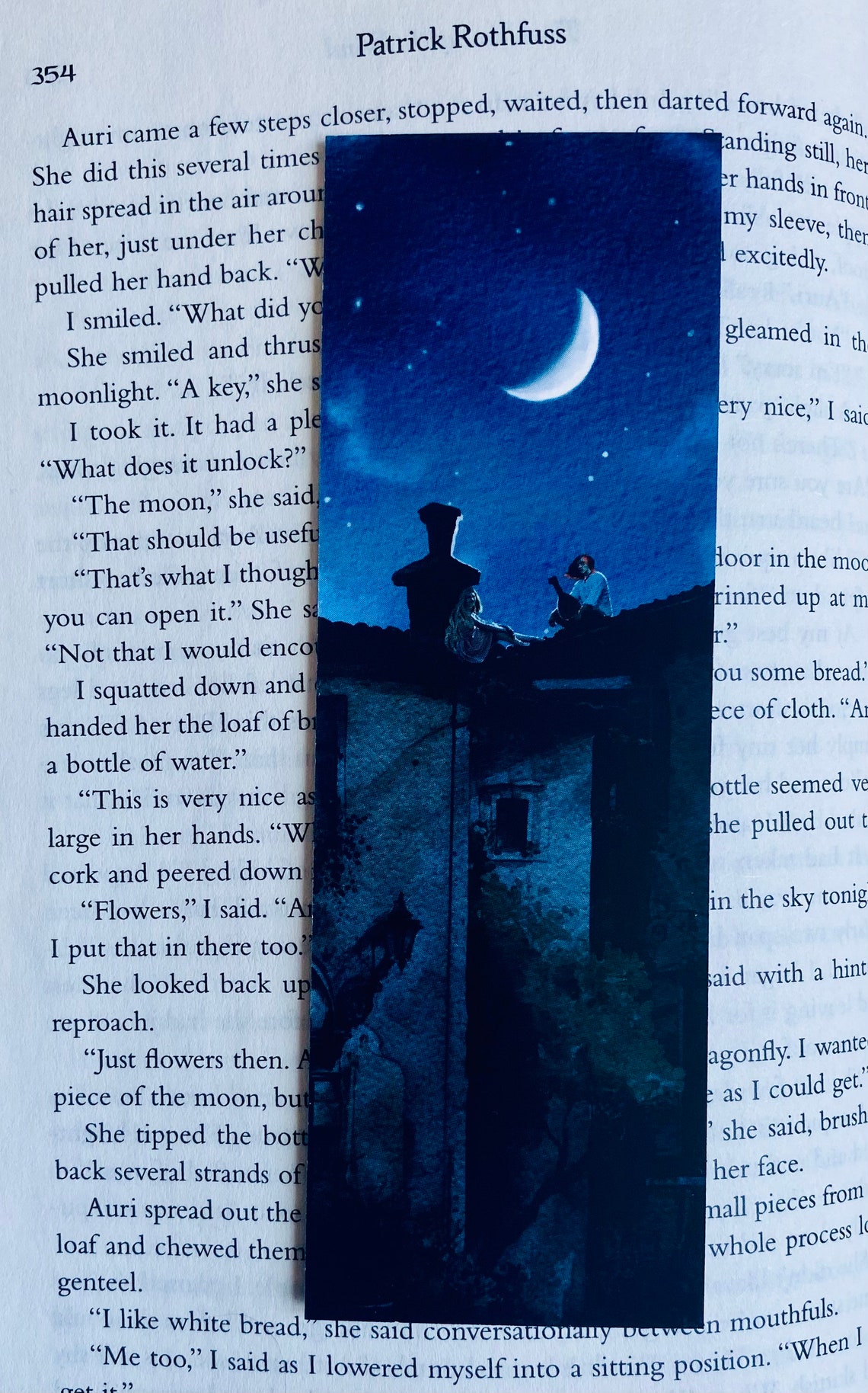 Kvothe and Auri, the Name of the Wind Bookmark, Kingkiller Chronicles ...