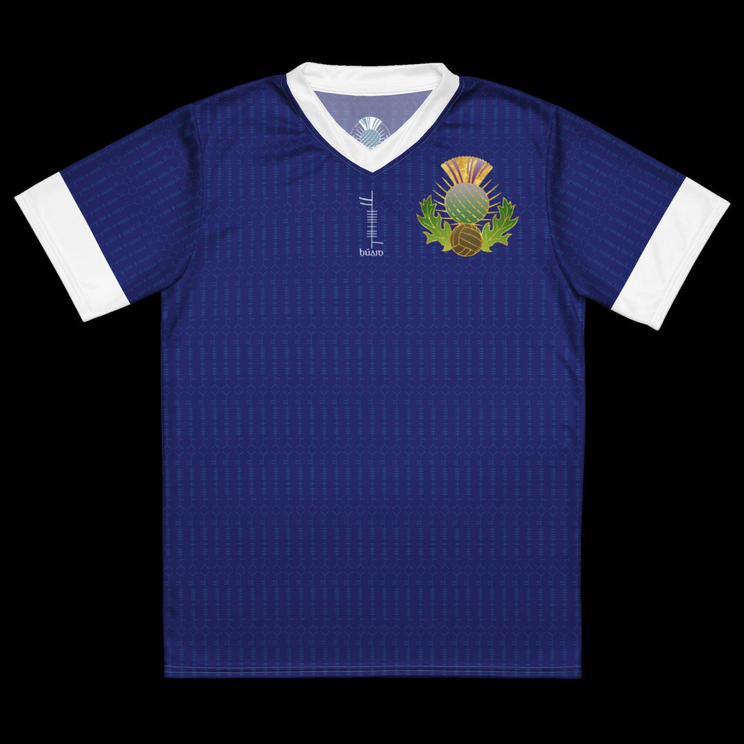 Búaid- Alba Foirenn Caide/peile- Scotland Fitbaw Team- Léine Abhaile ...