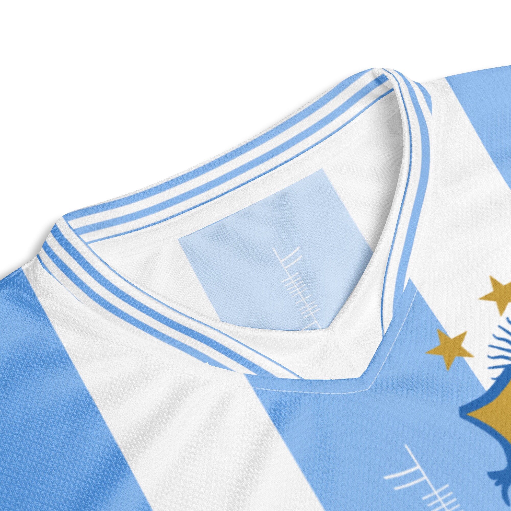Búaid- Argentina- Camiseta Clásica De Fútbol- Léine Caide- Argentina ...