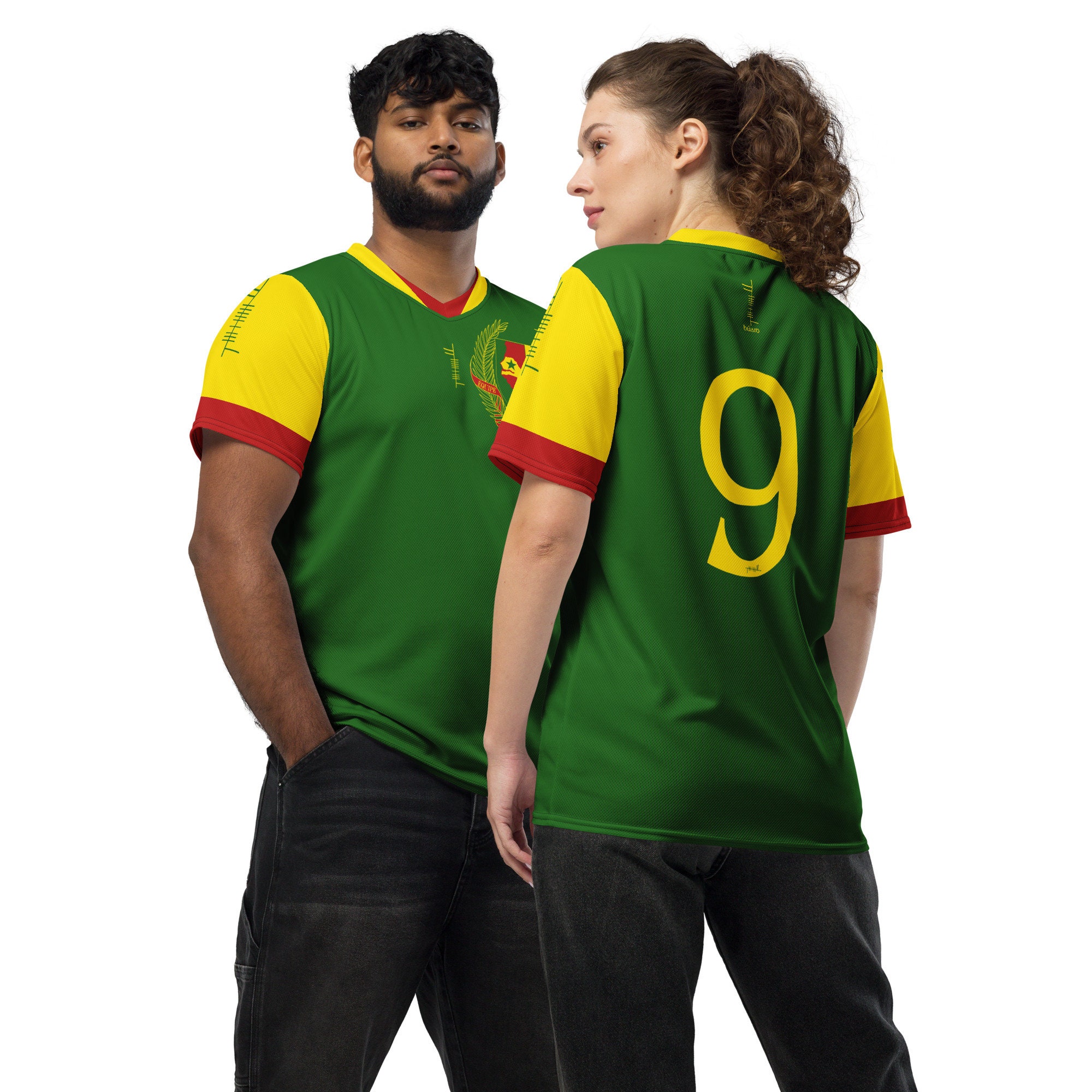 Búaid- Senegal #9 Equipé Nationale- Léine Caide/peile- Senegalese ...