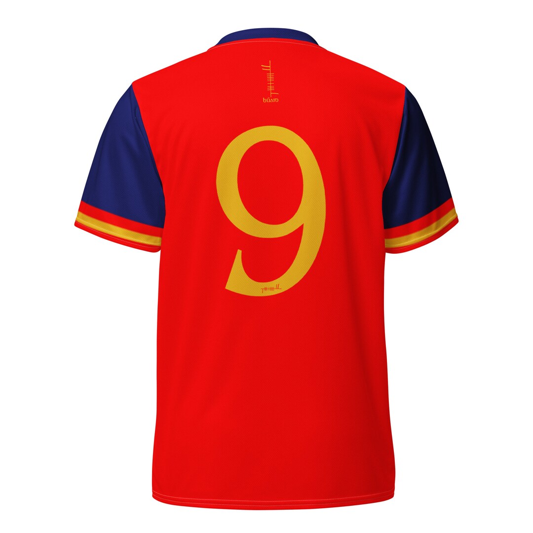 Búaid- España #9 Camiseta De La Selección De Balompié/pelota/fútbol ...