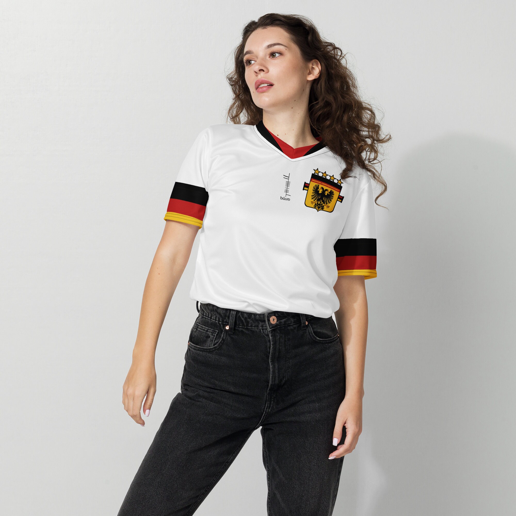 Búaid- Deutschland Fussballmannschaft- Léine Caide/peile- Germany ...