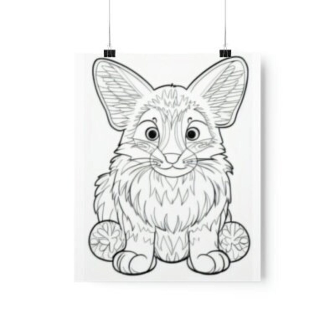 Premium Matte Children's Coloring Page - Etsy