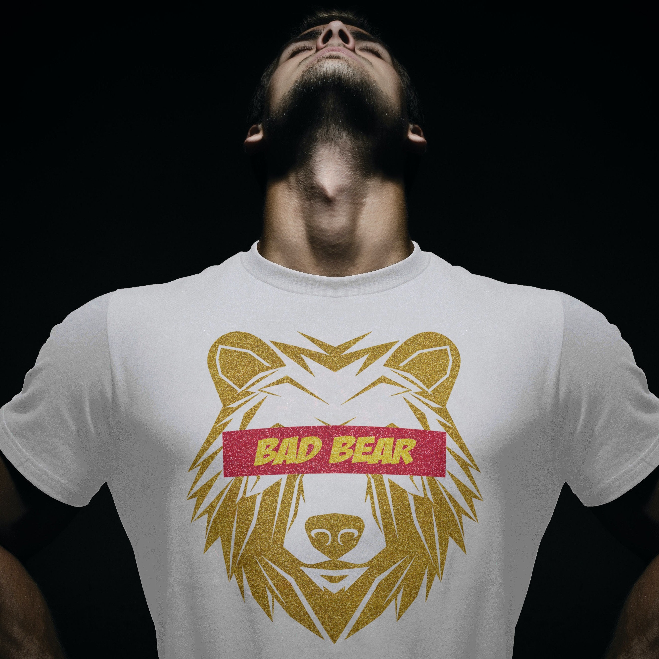 Bad Bear SVG, Bear Daddy SVG, Bear Mama SVG, Bear silhouette svg, Black ...