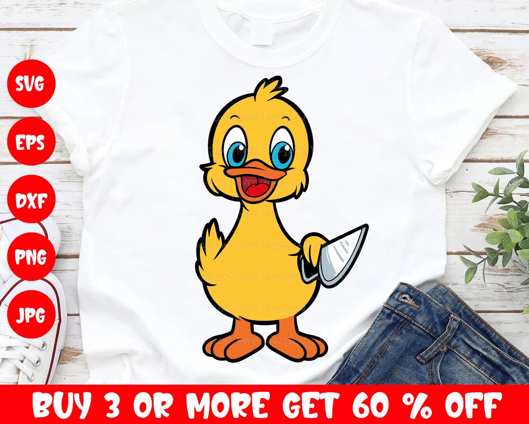 Pato SVG Psycho Duck Svg Lindo pato svg Baño Pato Svg - Etsy México