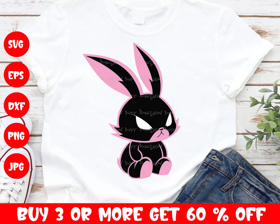 Bunny Svg, Easter Bunny Svg, Psycho Bunny Svg, Funny Easter SVG, Adult ...