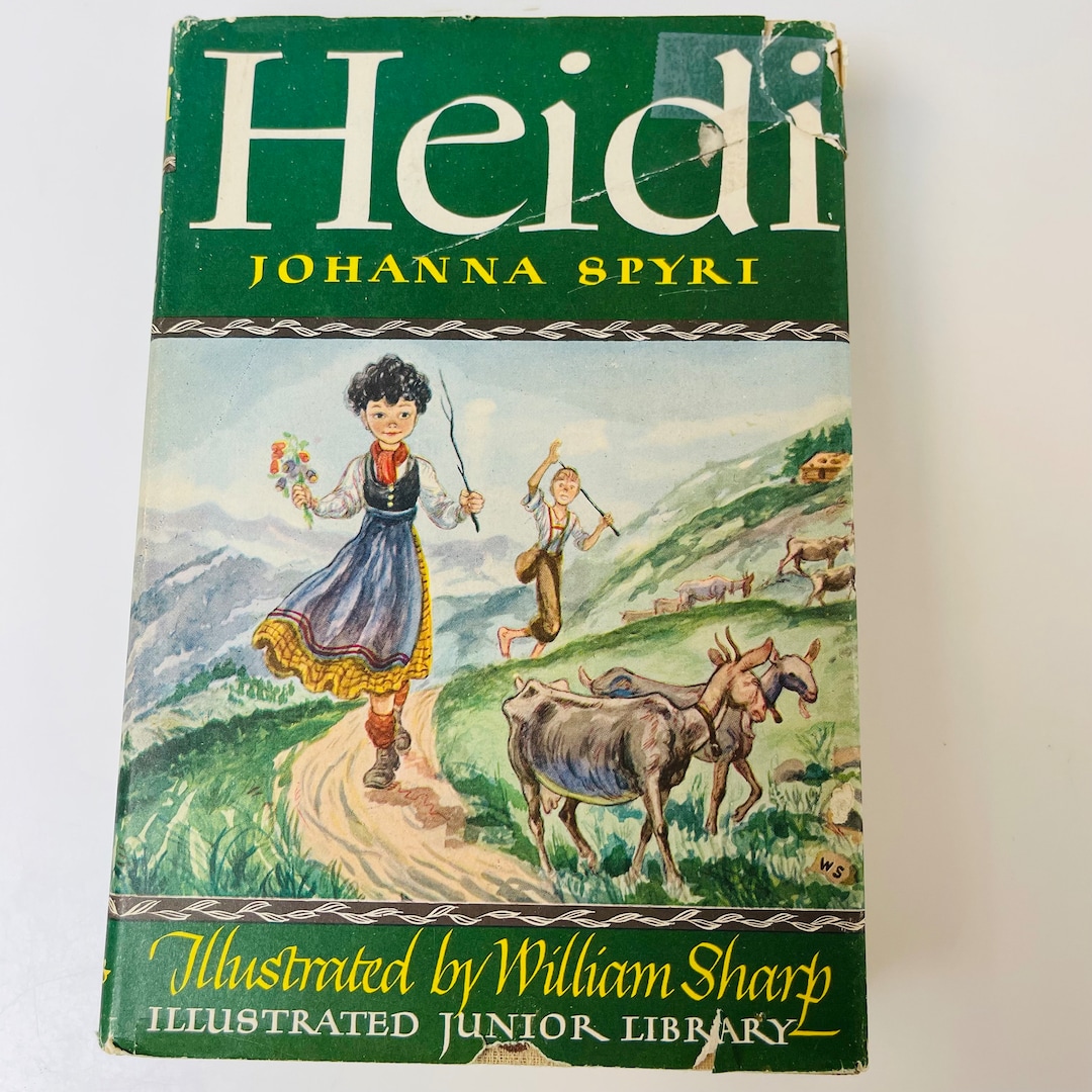 VINTAGE HEIDI Famous Swiss Classic Children's Hardback Book 1974 ...