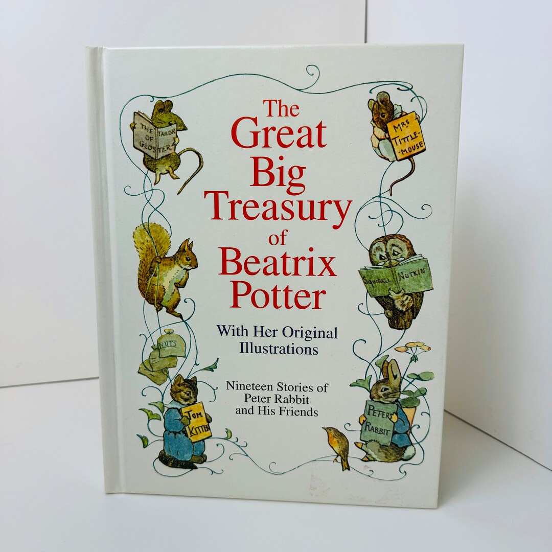 RARE Beatrix Potter Vintage "the Great Big Treasury of Beatrix Potter ...