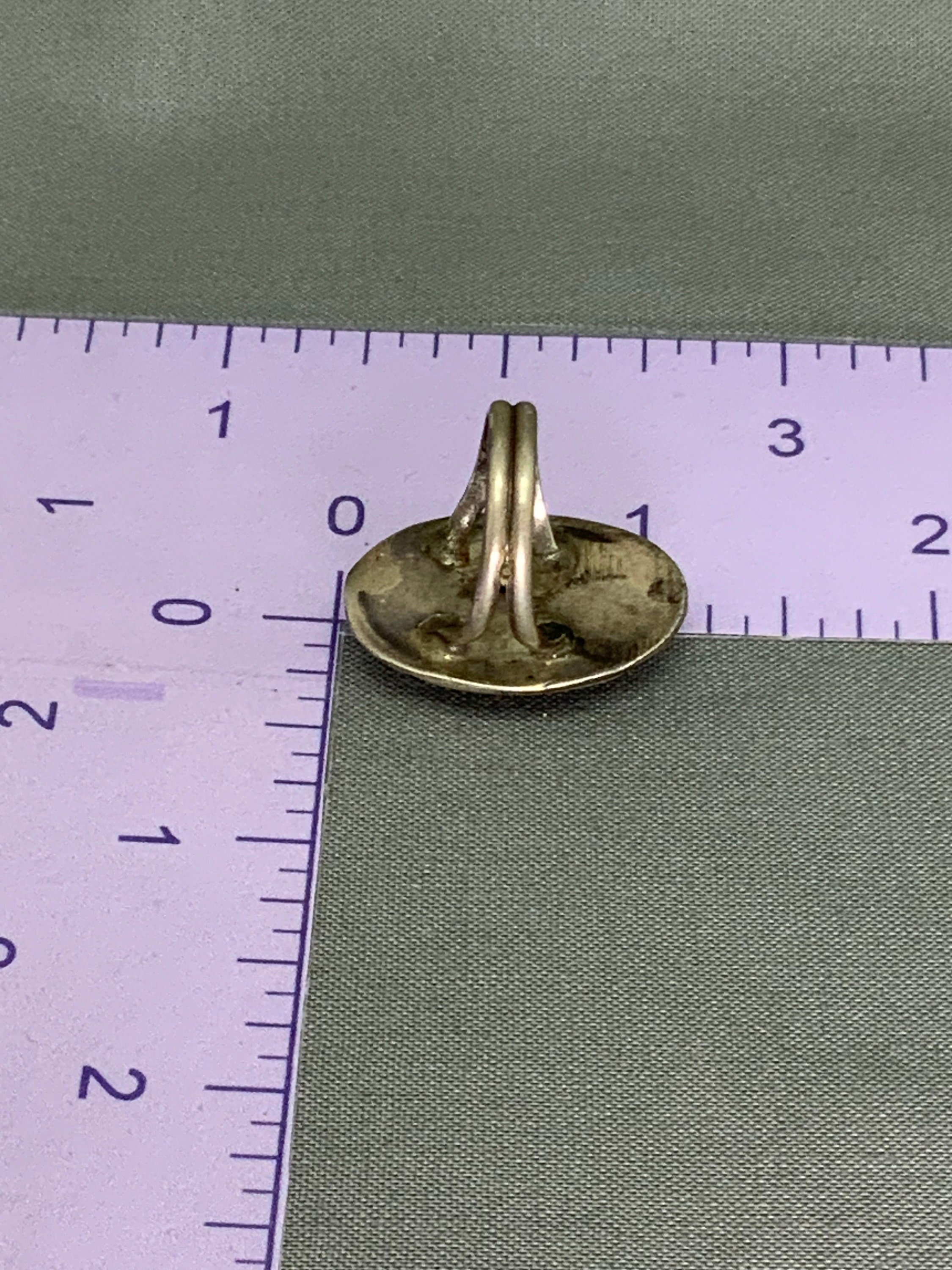 Sterling Silver Hopi Kachina Turquoise Inlay Ring - Etsy