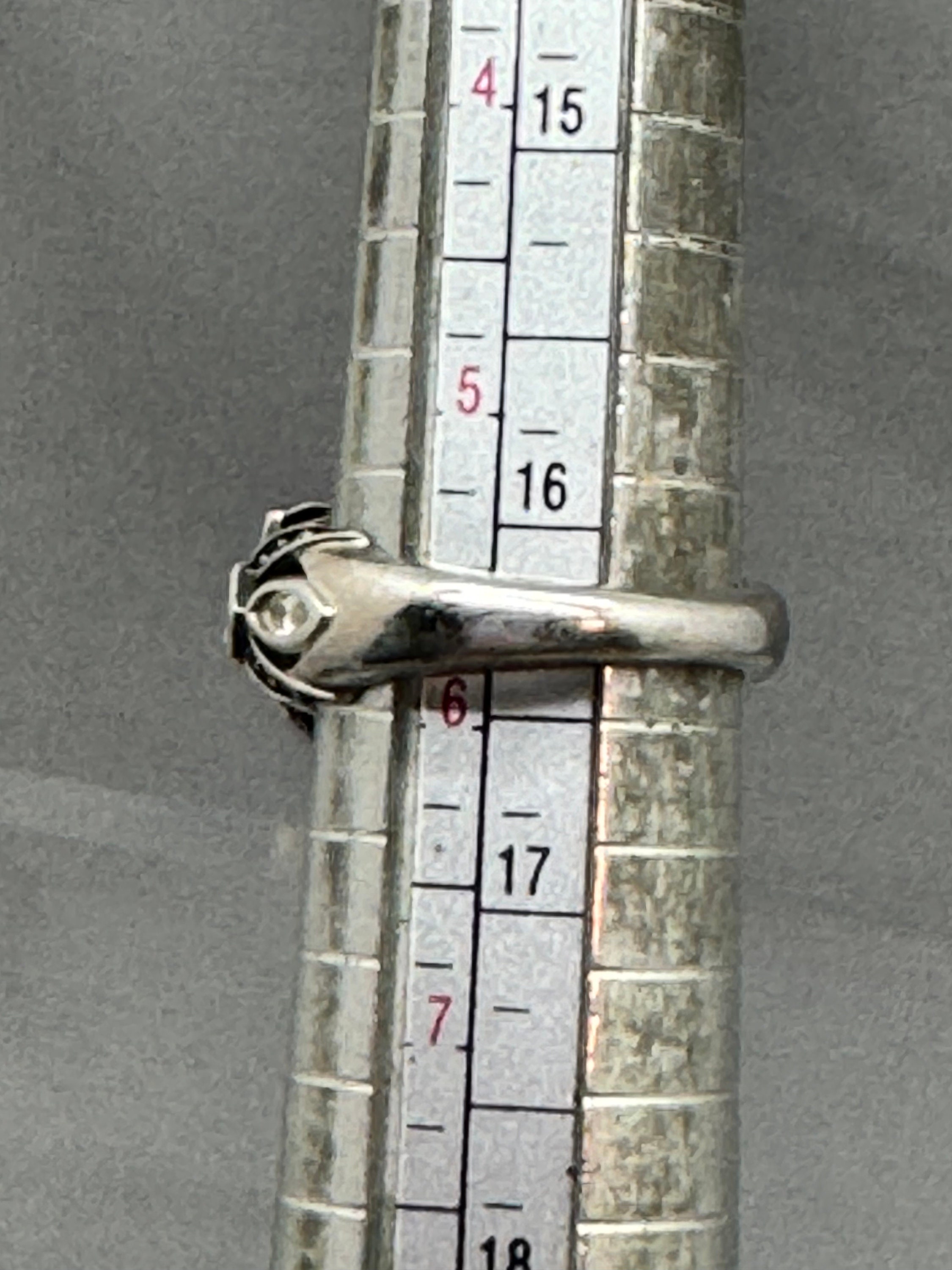 Sterling Silver Vancaro Red Rose Ring - Etsy