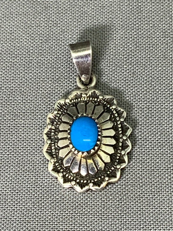 signed turquoise sterling - Gem signed turquoise sterling - Gem