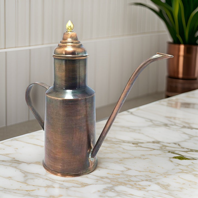 Copper Olive Oil Bottle , Retro Oil Dropper Bottle, Okcid Copper Oil ...