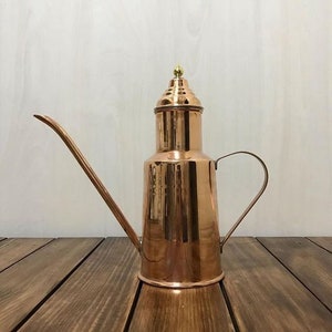 Copper Olive Oil Bottle, Oil Dropper Bottle, Pure Copper Oil Cruet ...