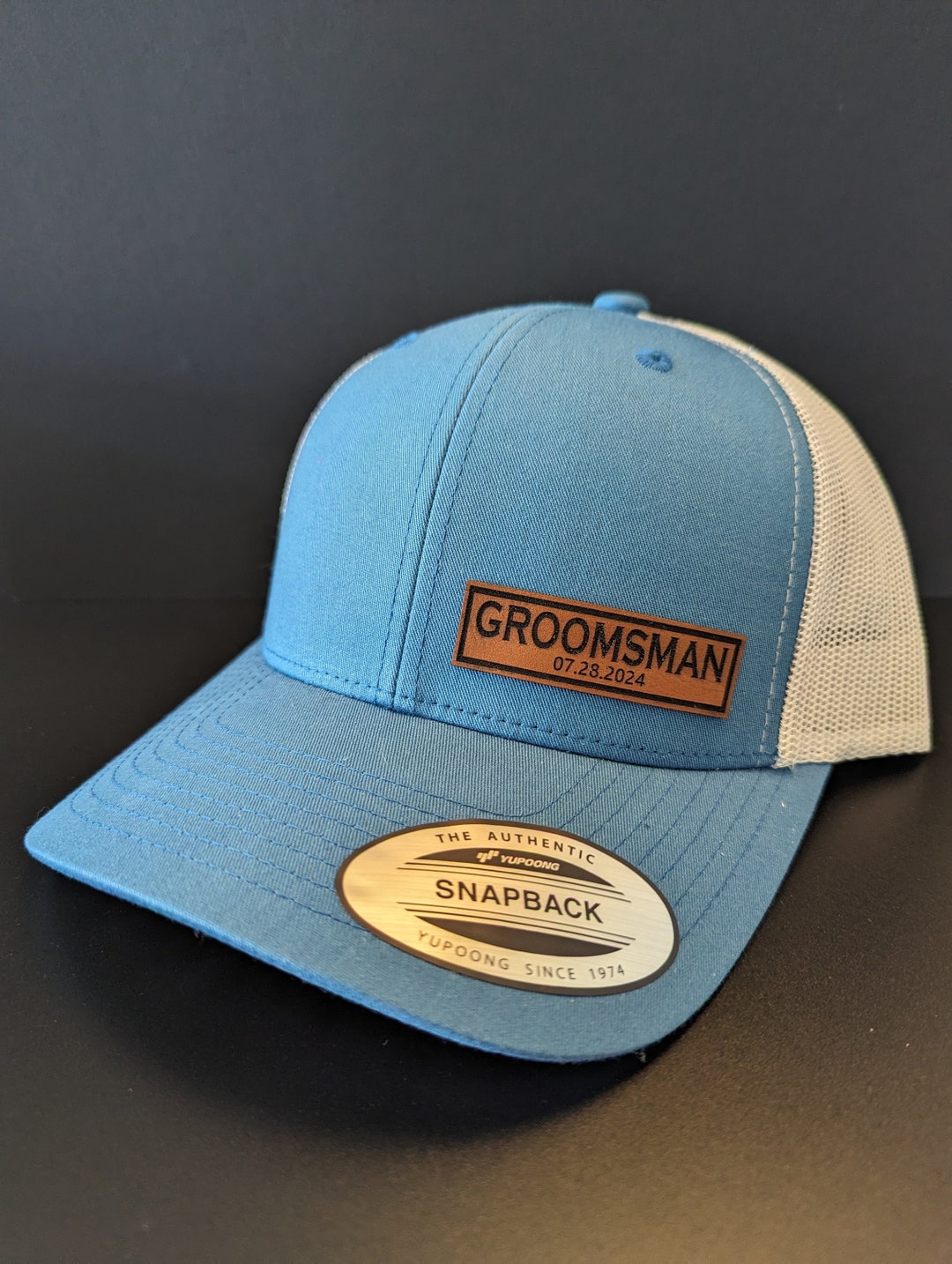 Groomsman Hat, Personalized Wedding Party Hats, Wedding Date Hat ...