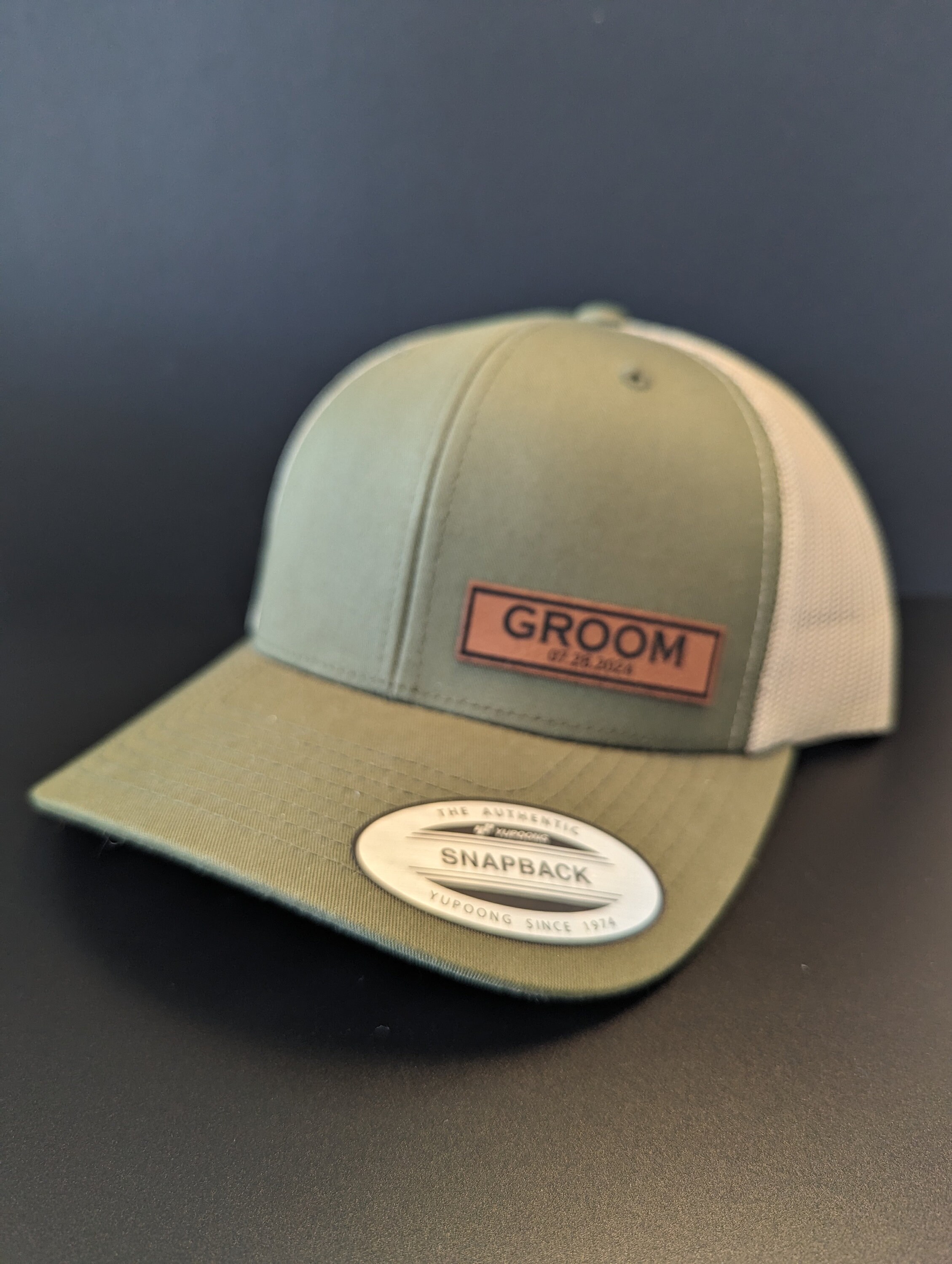 Groom Hat, Personalized Wedding Date Hat, Wedding Day, Husband Wedding ...