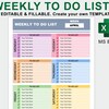 EXCEL Spreadsheet Template: to Do List Printable, to Do List Edtiable ...
