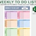 EXCEL Spreadsheet Template: to Do List Printable, to Do List Edtiable ...