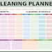 Daily Cleaning Plan Printable,weekly Cleaning Plan,monthly Cleaning ...