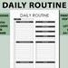 Printable Daily Routine, Daily Planner,happy Planner,daily Checklist ...