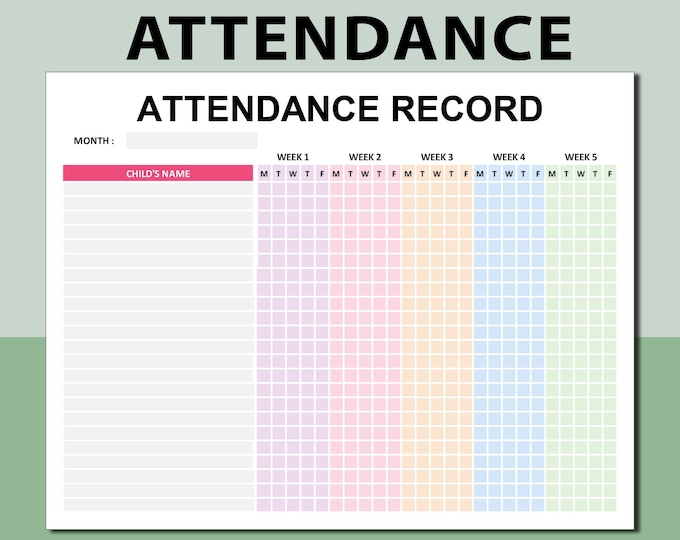 Owl-themed Attendance Chart Bulletin Board | Daily Attendance Chart L ...