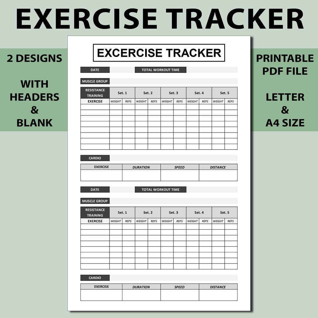 Exercise Tracker,workout Tracker,75 Soft Challenge,fitness Log,workbook ...