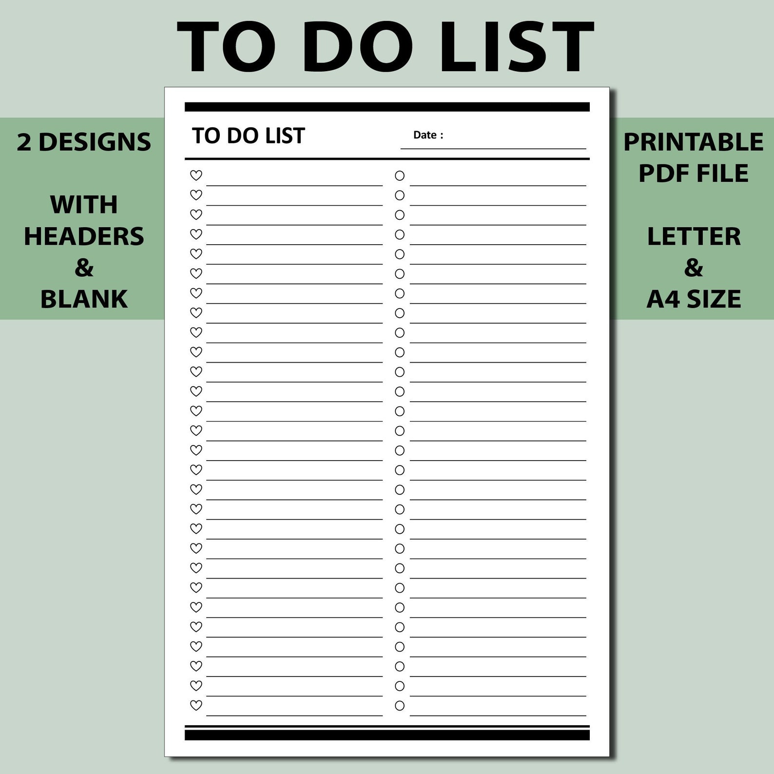 Printable to Do List Organizerto Do List Trackingmonthly to - Etsy