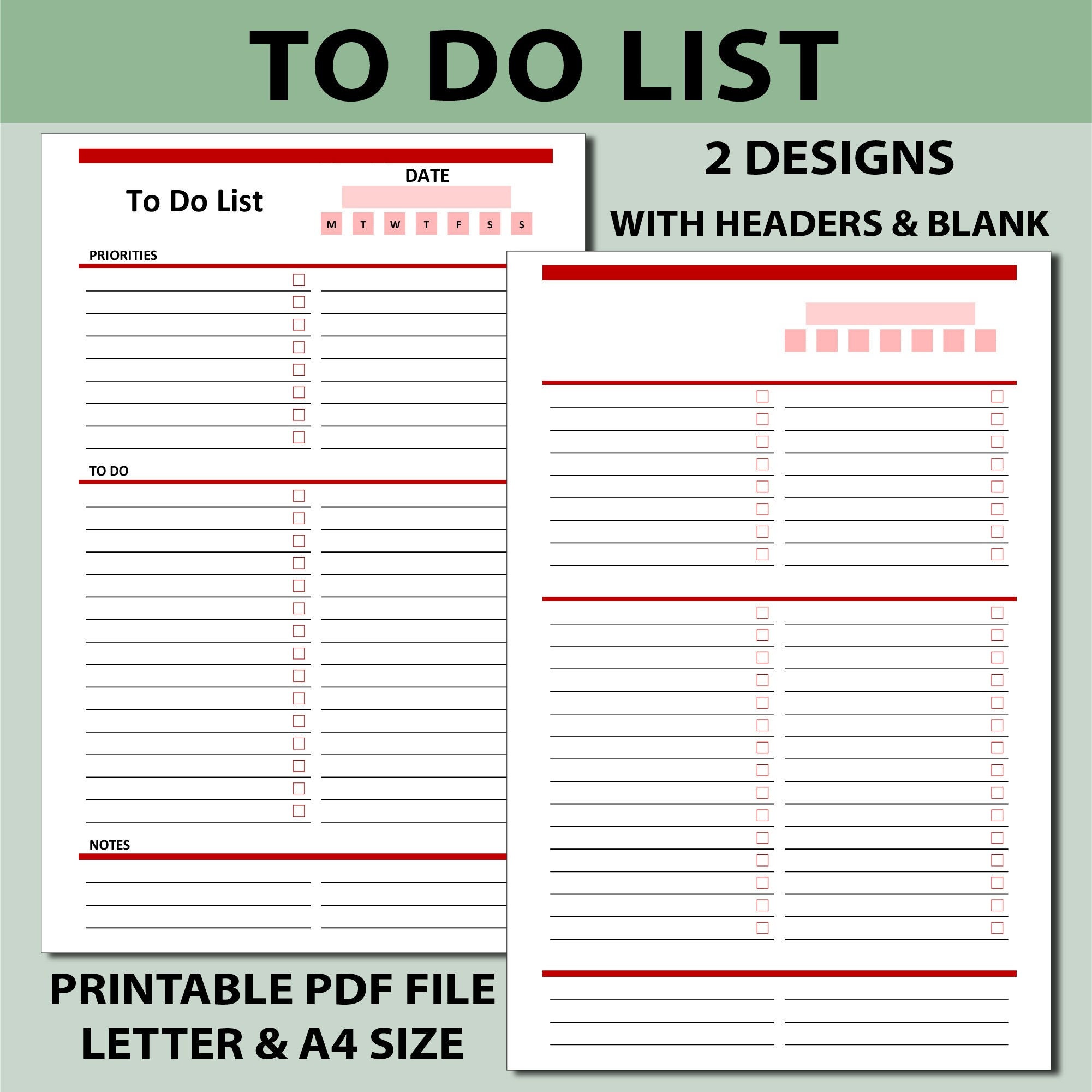 Personal to Do List Printable,to Do List Worksheet,to Do List Book,to ...