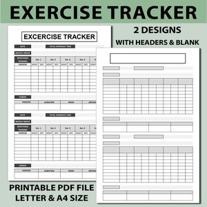 Exercise Tracker,workout Tracker,75 Soft Challenge,fitness Log,workbook ...