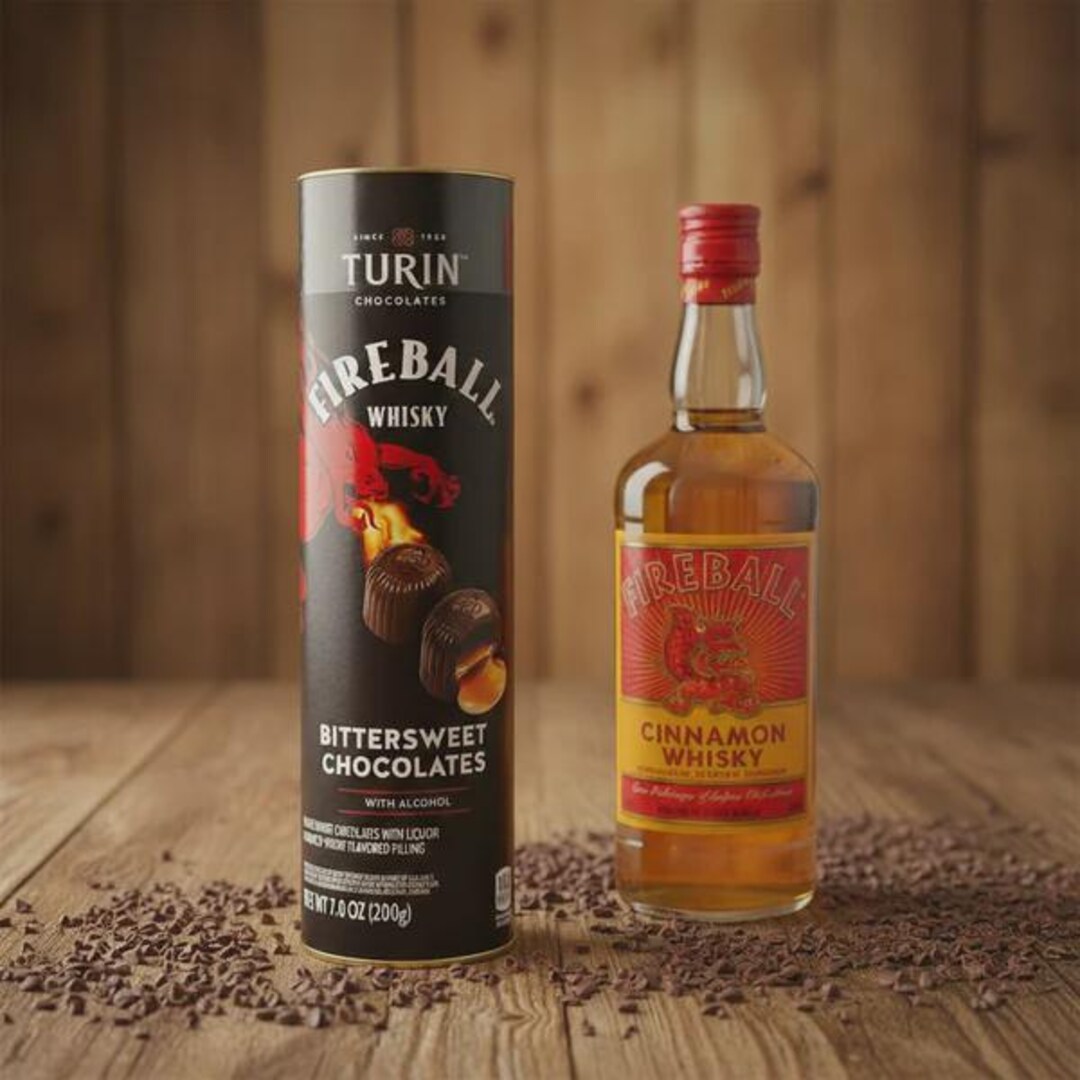 Fireball Whiskey Chocolates - Bittersweet Liquor Filled - Etsy