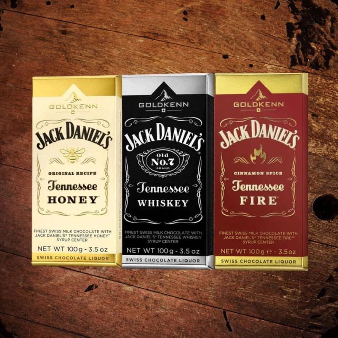 Jack Daniels Swiss Chocolate Trio - Etsy
