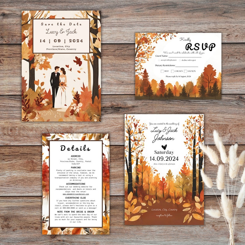 Fall Wedding - Etsy