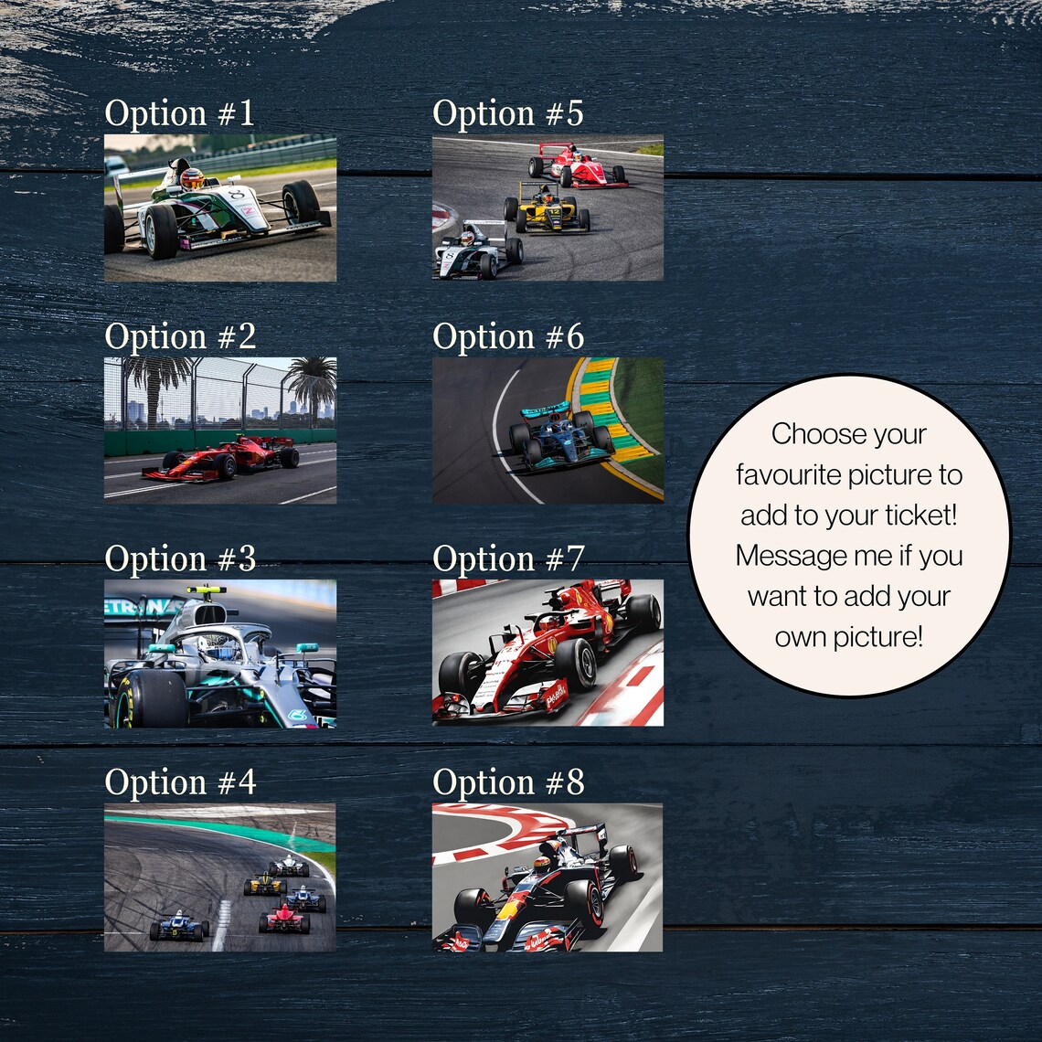 Formula 1 Wedding Invitation, Paddock Club Ticket, Personalized Grand ...